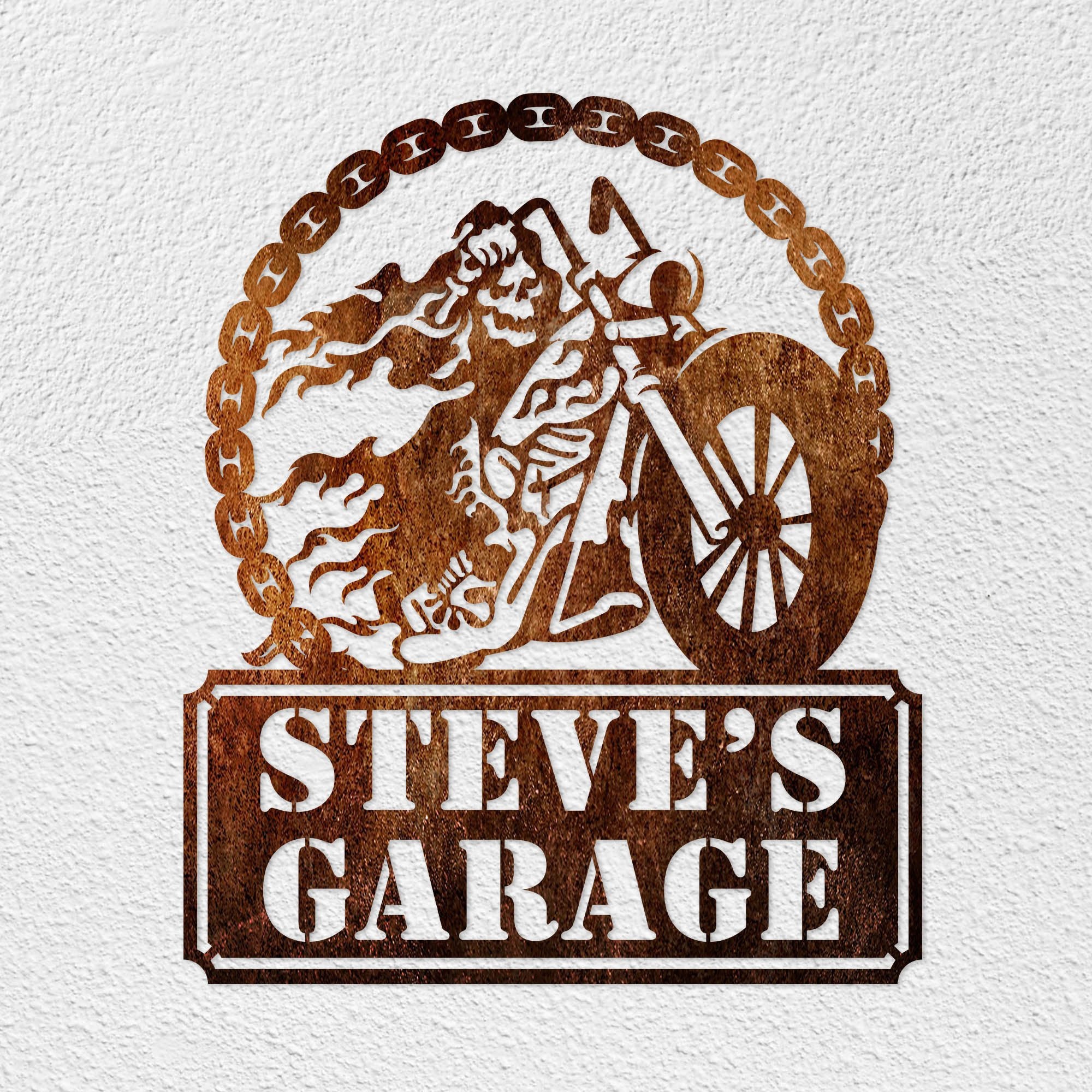 PERSONALIZED Ghost Rider Metal Wall Art (🇺🇸Made In The USA) – Sweet Ride