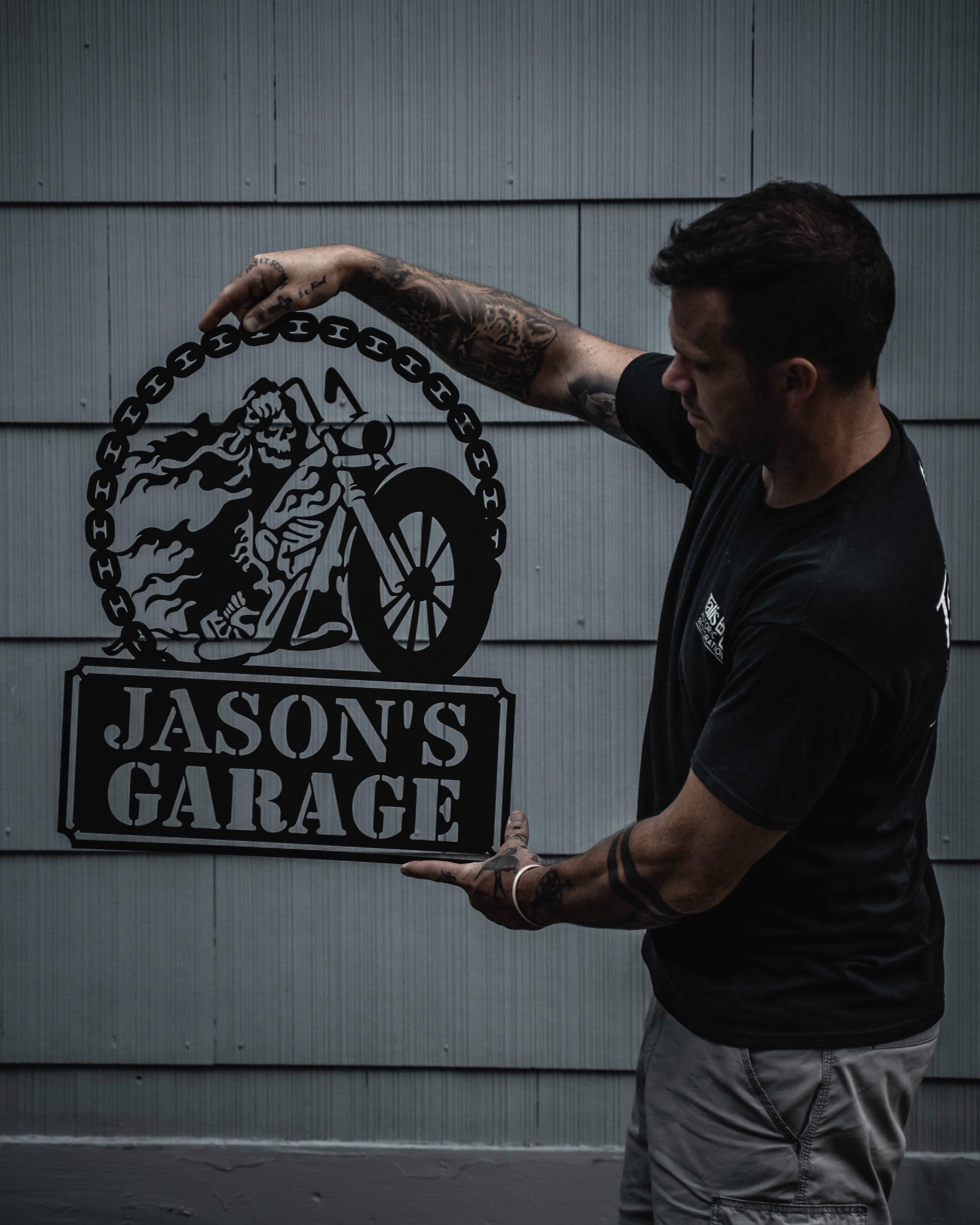 PERSONALIZED Ghost Rider Metal Wall Art (🇺🇸Made In The USA) – Sweet Ride