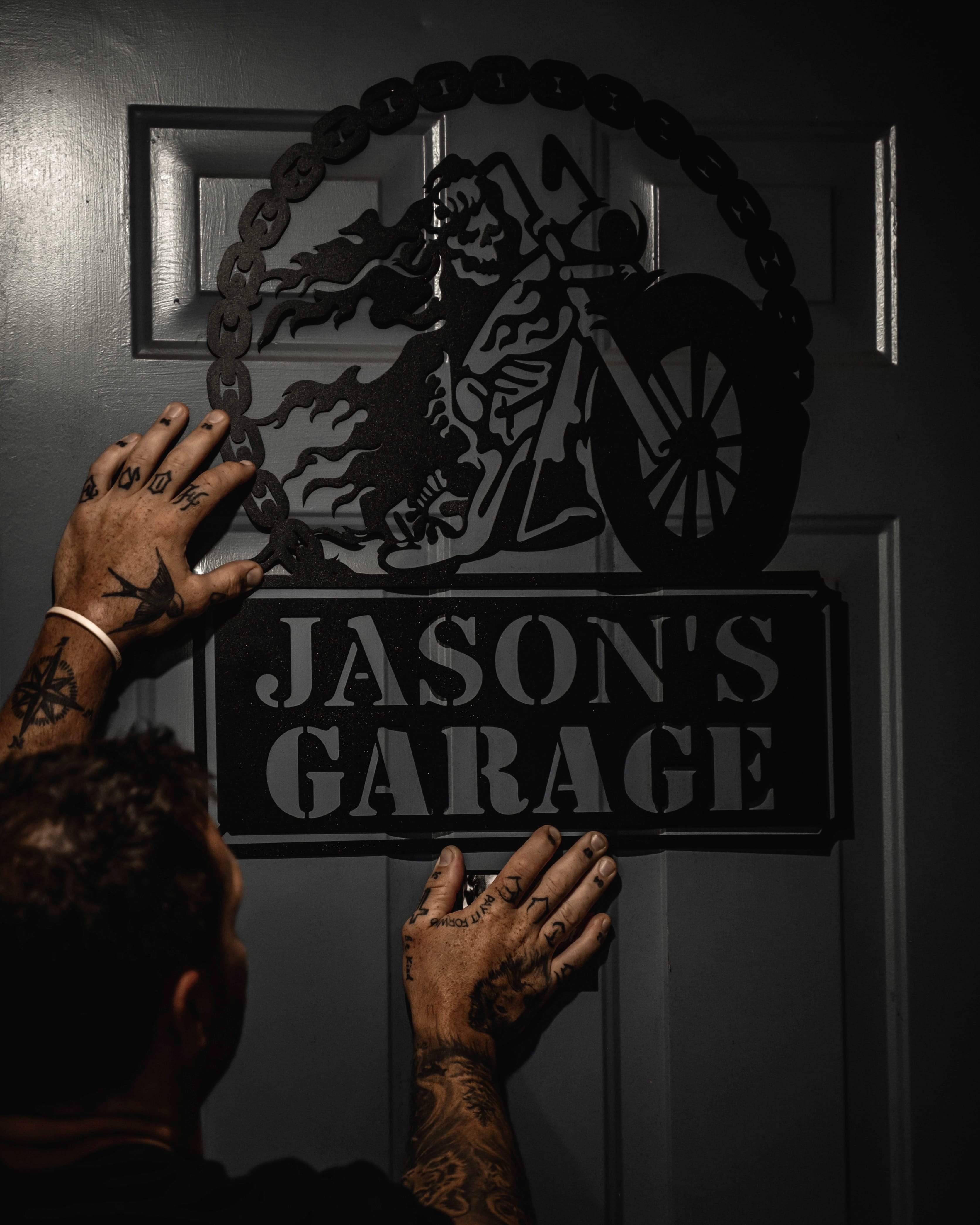 PERSONALIZED Ghost Rider Metal Wall Art (🇺🇸Made In The USA) – Sweet Ride